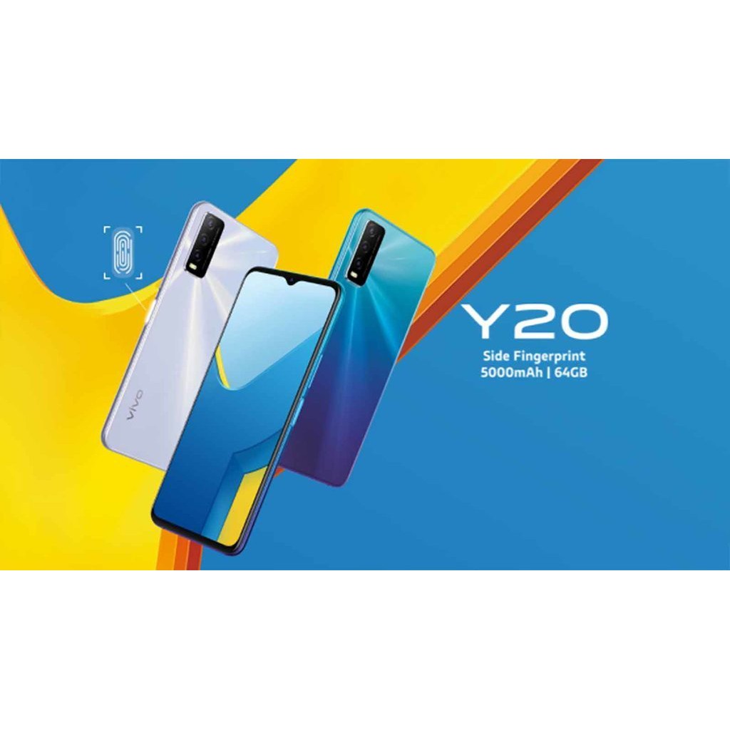 Jual VIVO Y20 64GB/ RAM 3GB Side Fingerprint Resmi Vivo Indonesia ...