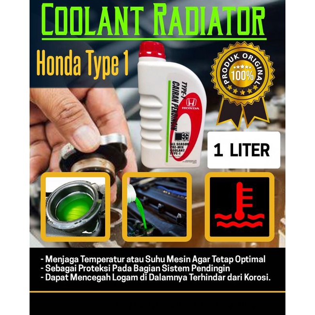 Jual Air Coolant Coolent Pendingin Radiator Honda Type 1 Original 1 ...