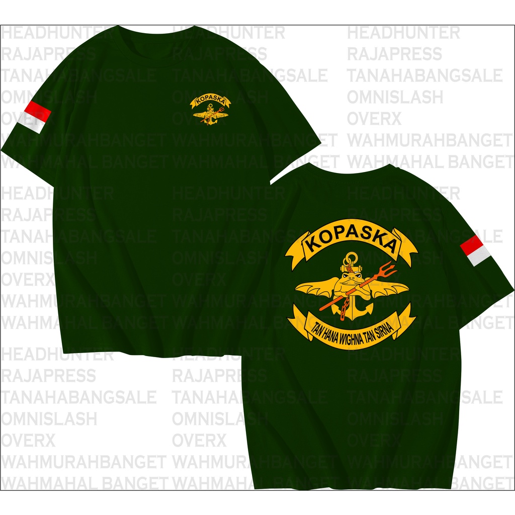 Jual KAOS KOPASKA KOMANDAN PASUKAN KATAK ANGKATAN LAUT TNI AL BAJU TSHIRT DISTRO MURAH | Shopee ...