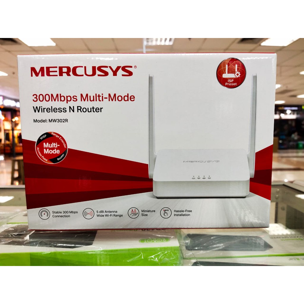 Jual MERCUSYS MW302R 300MBPS WIRELESS N ROUTER | Shopee Indonesia