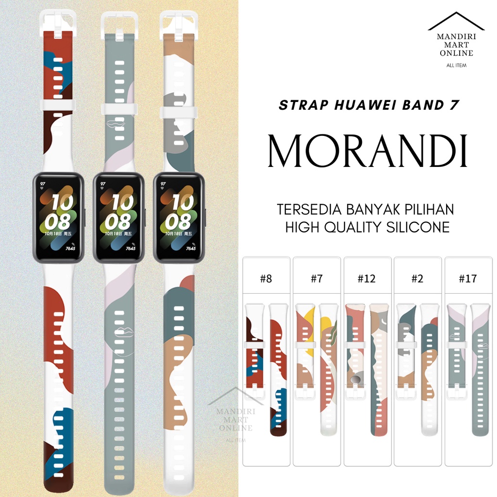 Jual Strap Morandi Huawei Band 7 Tali Pengganti Huawei Band 7 Bahan TPU ...