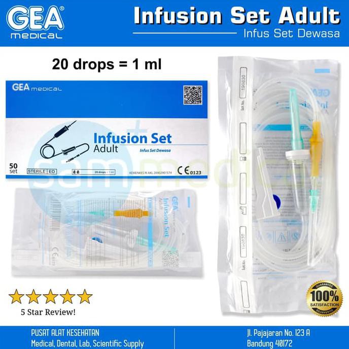 Jual GEA INFUSION SET DEWASA EXCLUSIVE | Shopee Indonesia