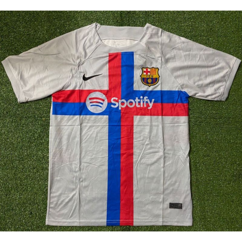Jual JERSEY BOLA BARCELONA BARCA 3RD THIRD FULL SPONSOR SPOTIFY UNHCR ...