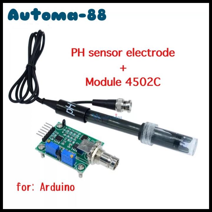 Jual Online Ph Meter Detection Detector Sensor Probe Modul Arduino ...