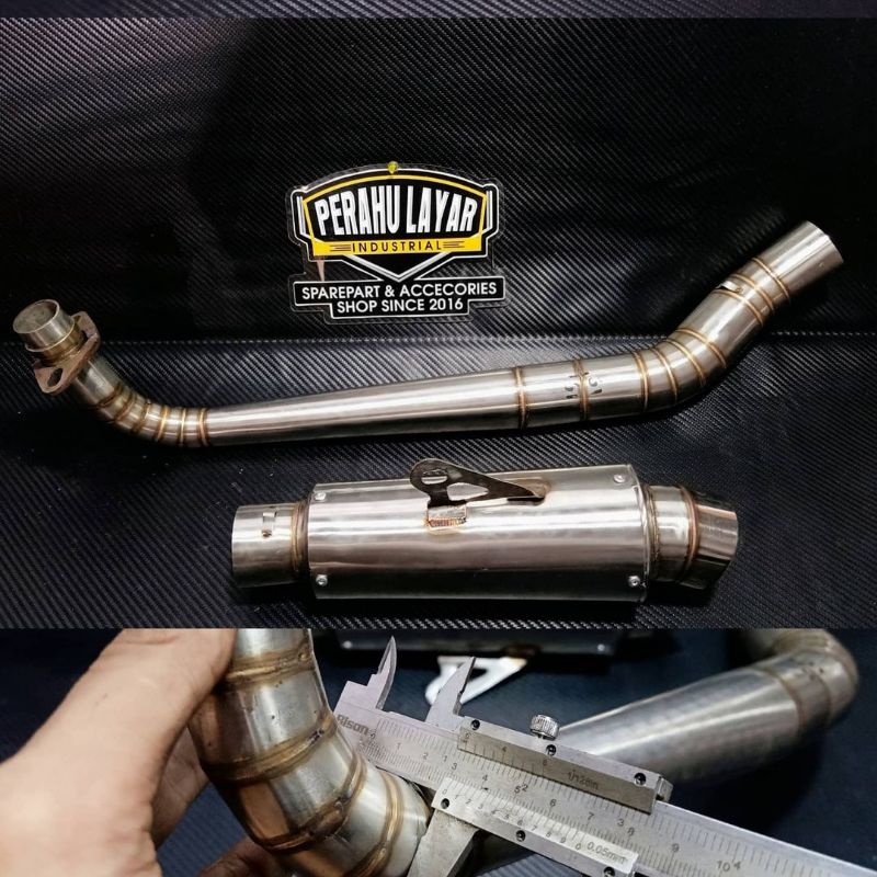 Jual knalpot bebek sleep engine 200cc set | Shopee Indonesia
