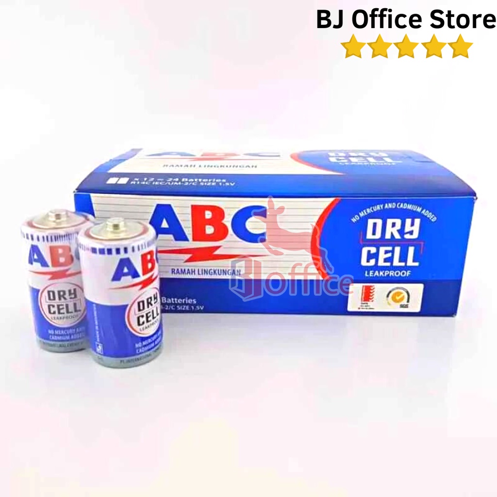 Jual Baterai Batre ABC Biru size C - R14 1.5V Harga Satuan | Shopee ...