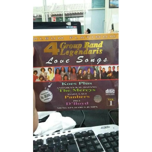 Jual CD ORIGINAL 4 GROUP BAND LEGENDARIS LOVE SONGS VOL. 1 | Shopee ...