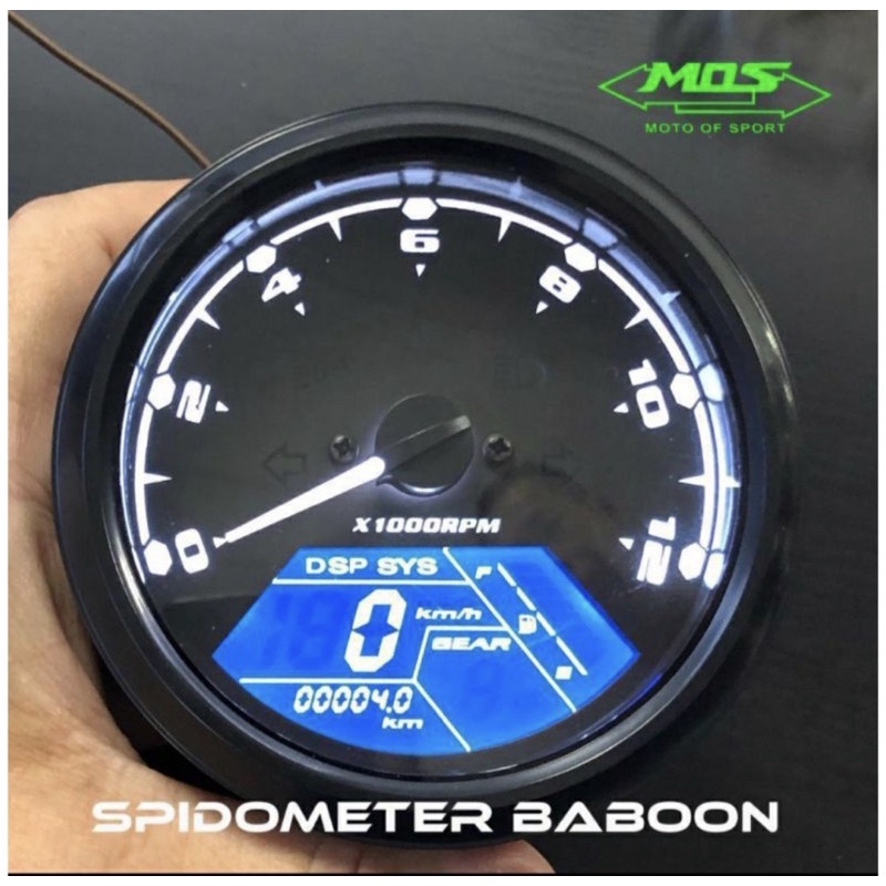 Jual spido speedo meter Adometer odometer babon bulat plus sensor led ...