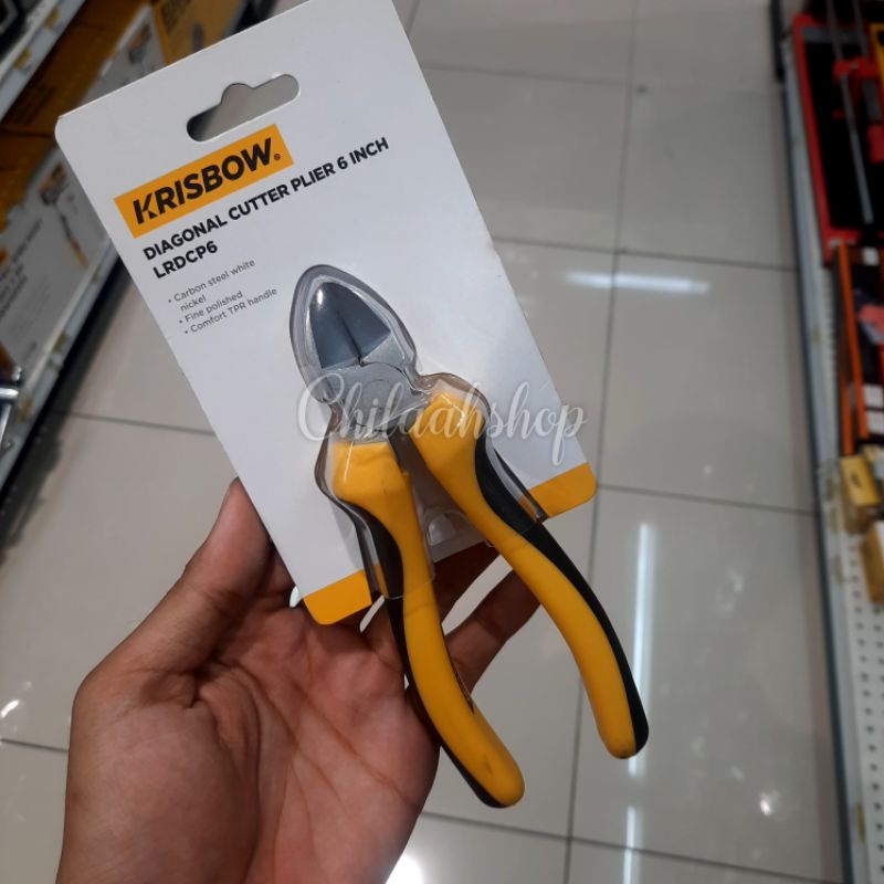 Jual Tang Potong Diagonal 15 Cm - KuningKrisbow | Shopee Indonesia