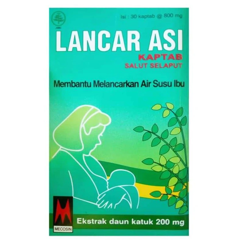 Jual Lancar ASI Ekstrak daun Katuk untuk pelancar ASI 30 Kaplet untuk ibu menysui | Shopee Indonesia