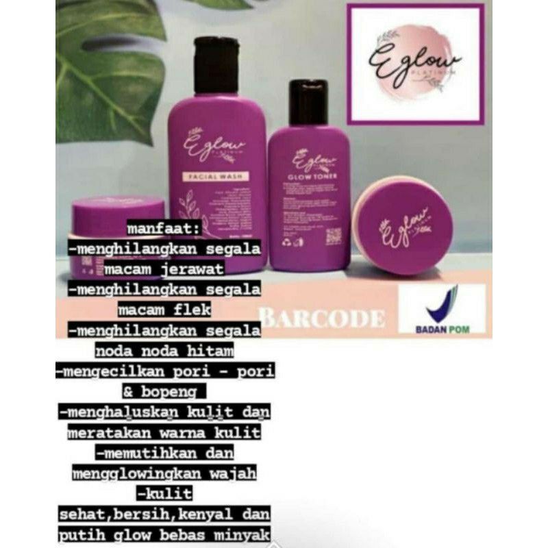 Jual Eglow platinum (ready smua varian) | Shopee Indonesia