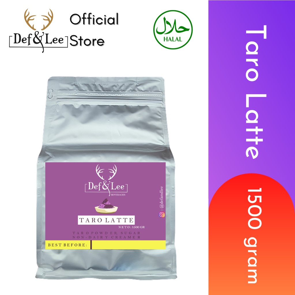 Jual Taro Latte Powder 1000 gram (Bubuk Minuman Premix Taro Premium ...