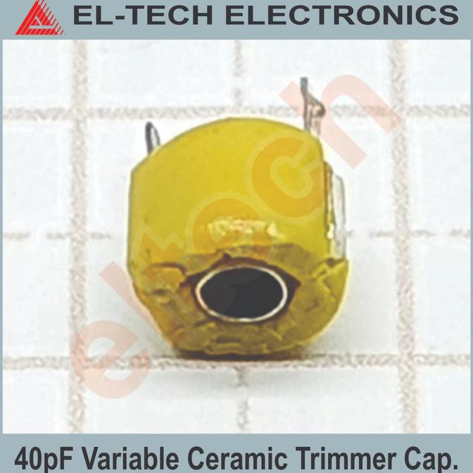 Jual 40pF 40 pF Pico Farad Trimmer Variable Capacitor Kapasitor Yellow elt3ch dijamin | Shopee ...