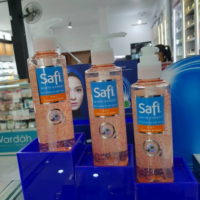 Jual Safi White Expert Oil & Acne 2in1 Cleanser+Toner 150ml | Shopee ...