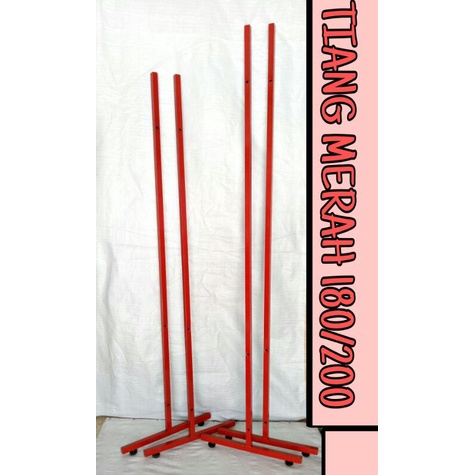 Jual Tiang BM/RAM/Display Merah Tinggi 180/200 | Shopee Indonesia