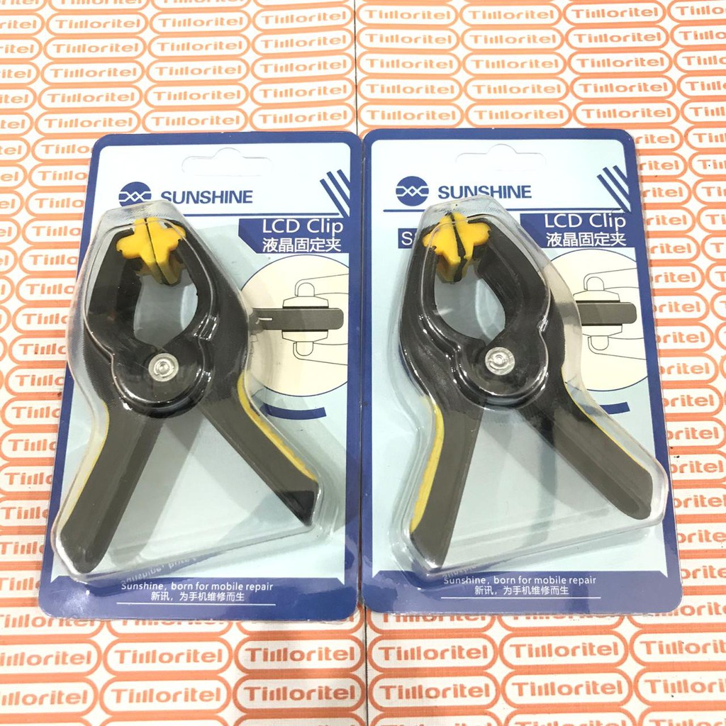 Jual JEPITAN CLIP HANDPHONE PLASTIK KUNING / PENJEPIT LCD TS SUNSHINE SS-048 | Shopee Indonesia