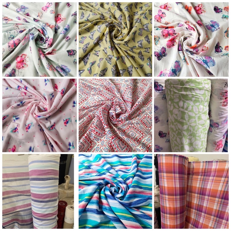 Jual kain katun paris premium (harga tertera 0,5m) | Shopee Indonesia