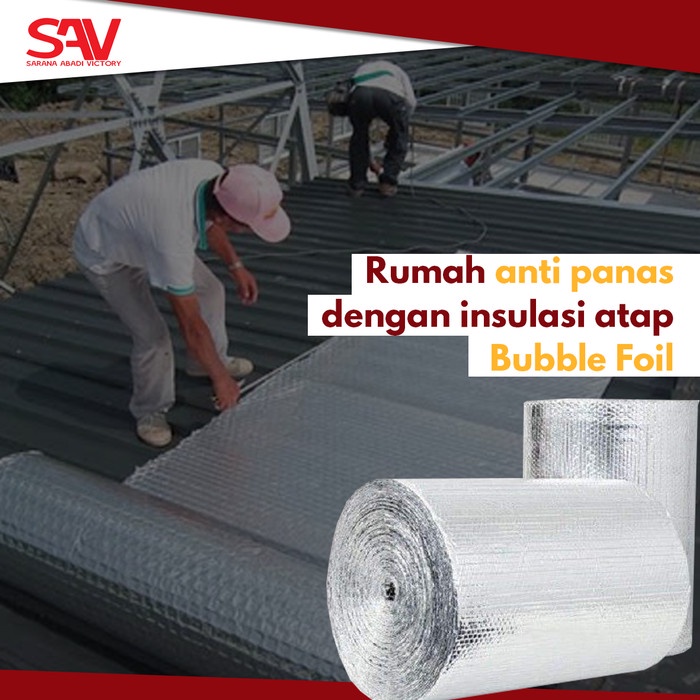Jual Aluminium foil atap rol Bubble tebal 4 mm double side ( dua sisi ...