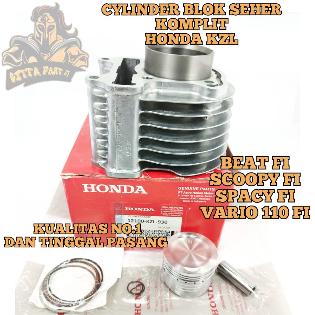 Jual CYLINDER BLOK SEHER PISTON RING KOMPLIT HONDA KZL KUALITAS ASLI ORIGINAL HONDA AHM PRESISI ...