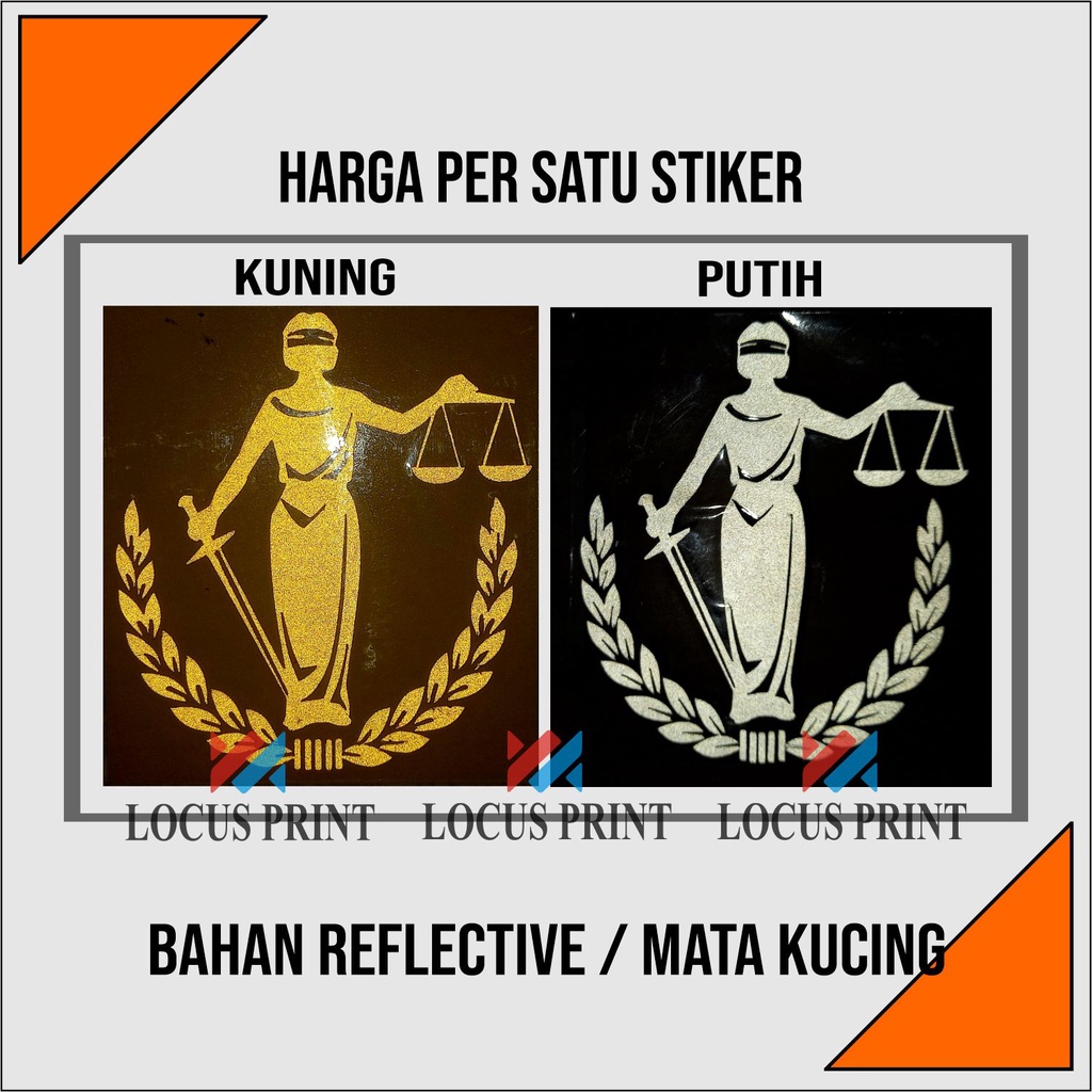Jual Cutting Sticker Stiker Dewi Keadilan Themis Advokat Lawyer ...