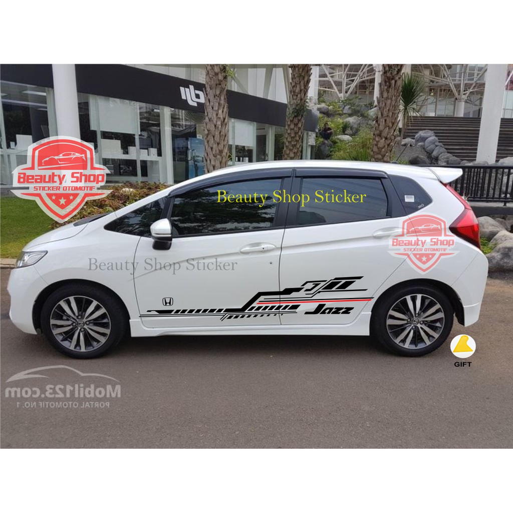 Jual HOT PROMO STICKER JAZZ STIKER MOBIL HONDA JAZZ RS SIDE BODY ...