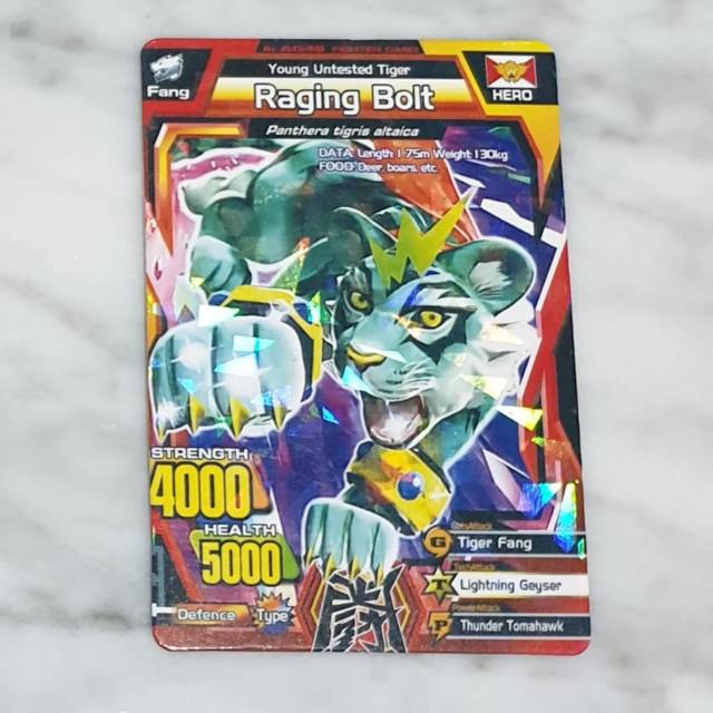 Jual Mainan kartu animal kaiser raging bolt | Shopee Indonesia