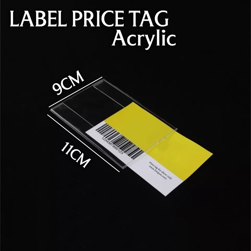 Jual Label Display Harga Acrylic / Akrilik Product Price Tag / Tag Card ...