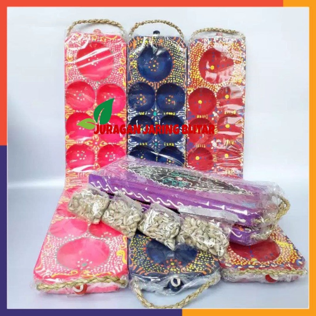 Jual Congklak kayu lipat dakon + biji congklak kerang asli | Shopee ...
