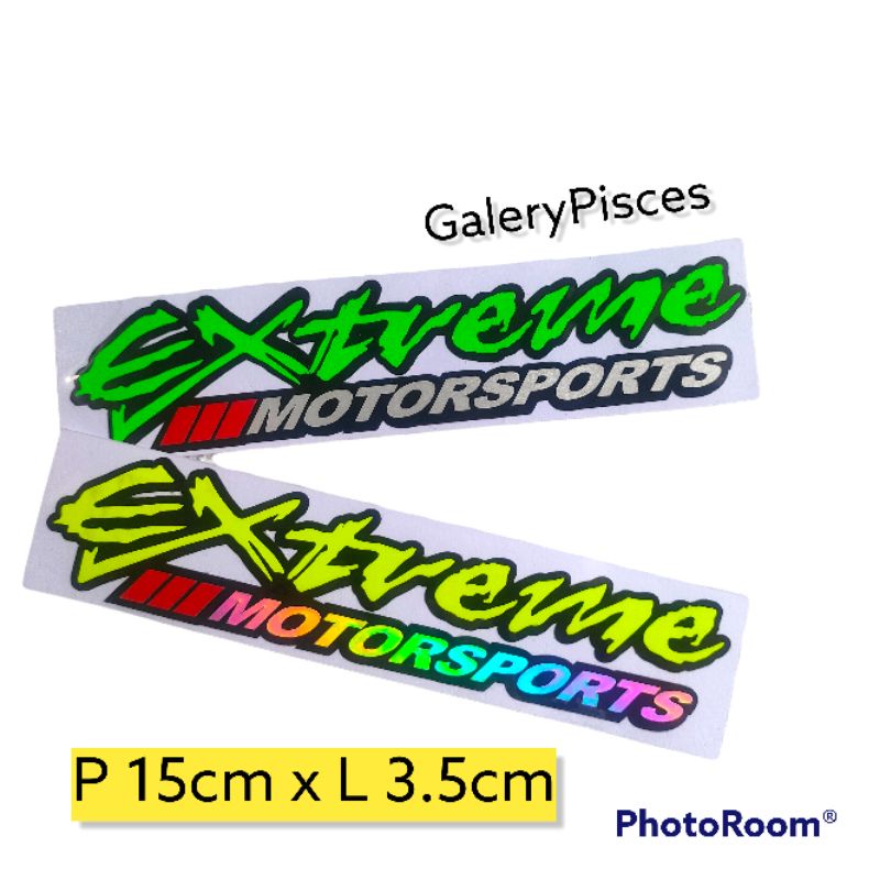 Jual stiker motor keren sticker cutting extreme Motorsport | Shopee ...