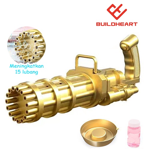 Jual BUILDHEART Pistol gelembung Gatling,15 Lubang Bubble Gun,Mainan ... Jual BUILDHEART Pistol gelembung Gatling,15 Lubang Bubble Gun,Mainan ...