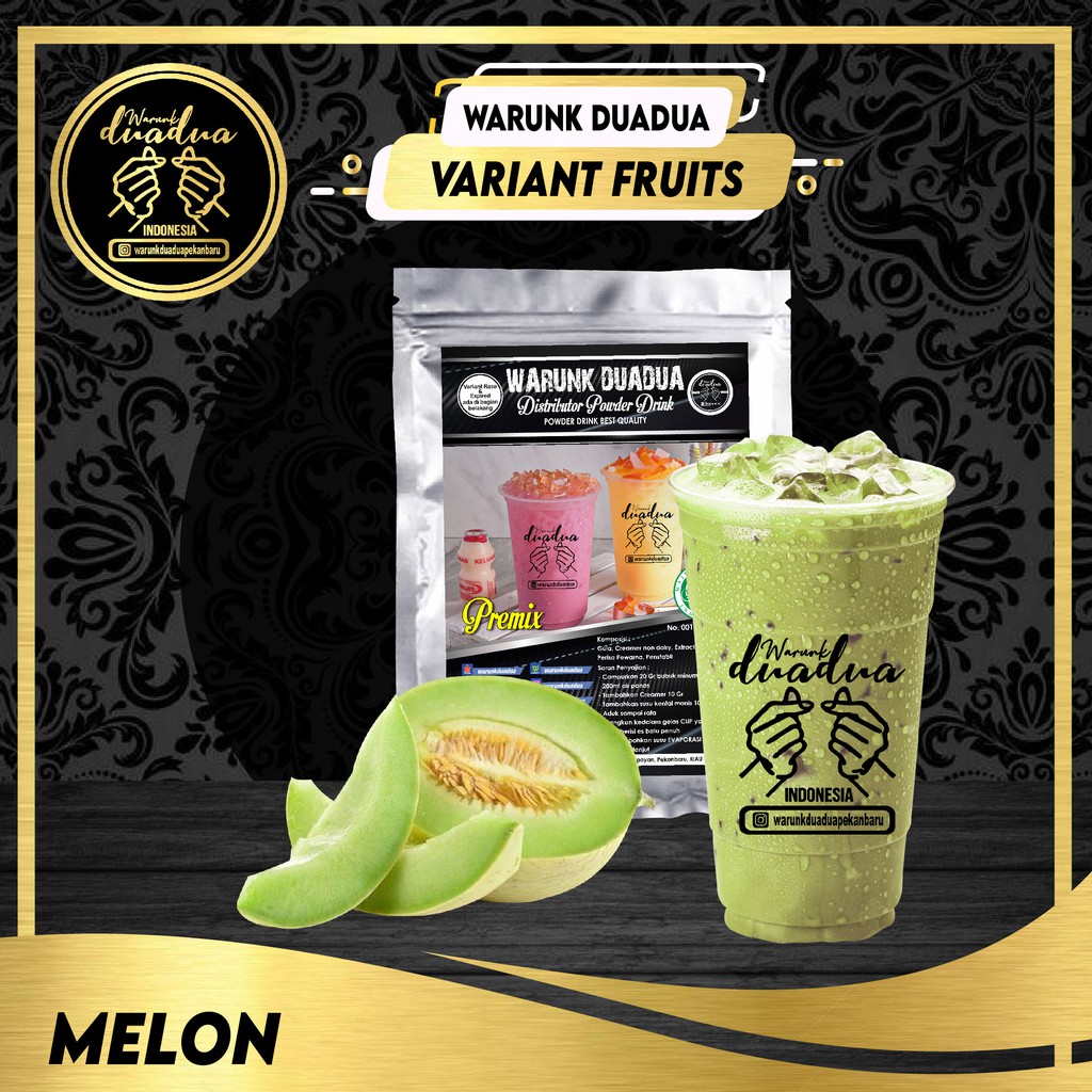 Jual MELON 1kg / Bubuk Minuman Premix Rasa MELON Powder Drink 1kg ...
