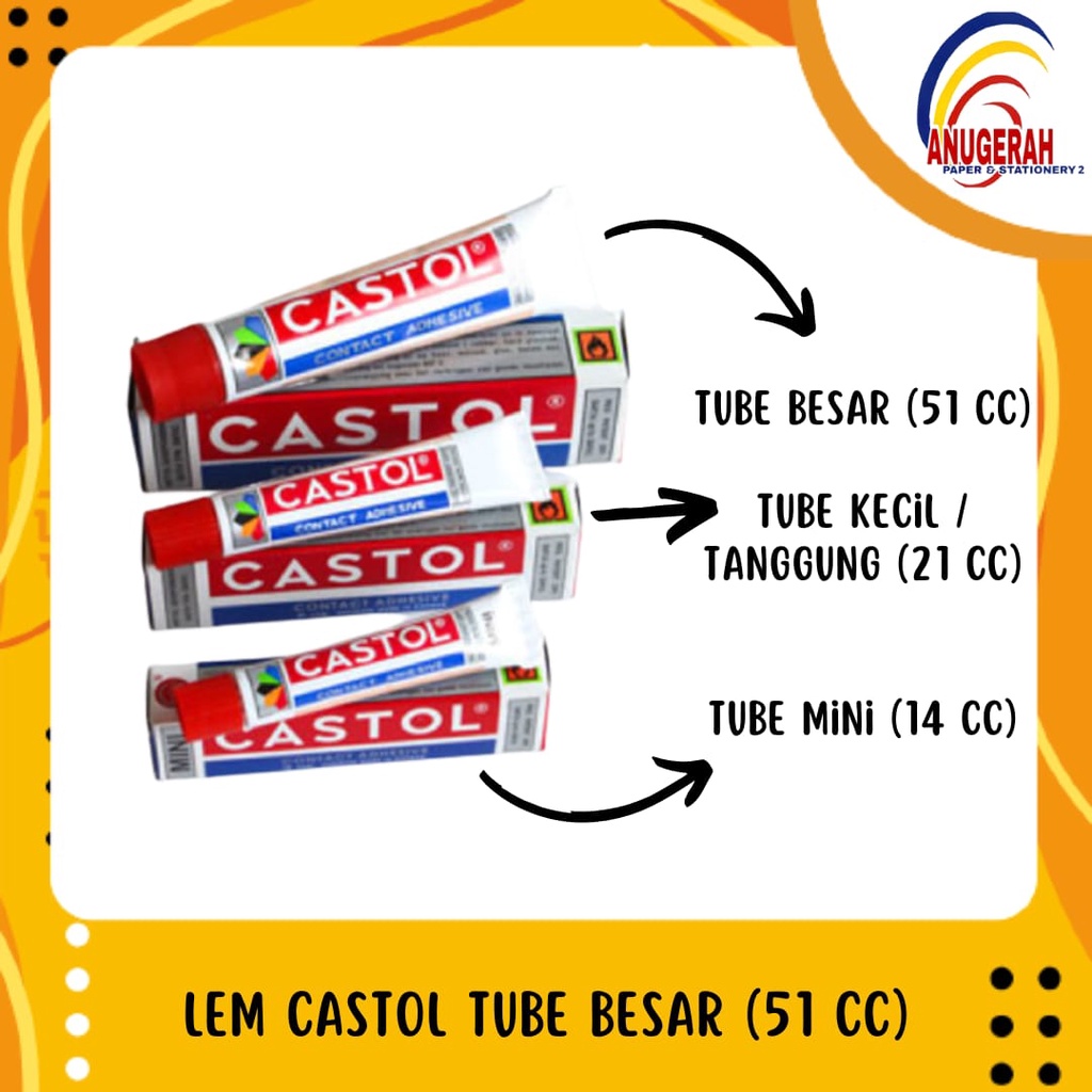 Jual LEM CASTOL BESAR ORIGINAL 100% (PCS) | Shopee Indonesia