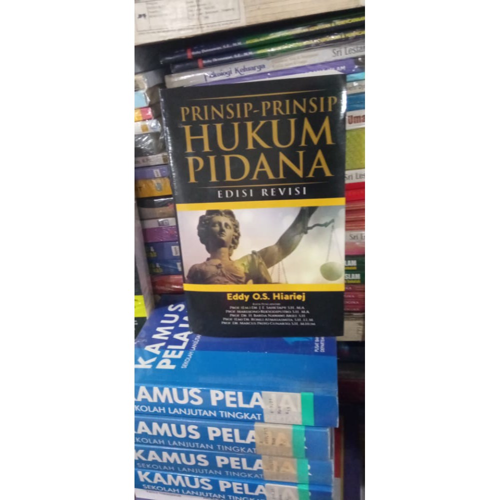 Jual PRINSIP-PRINSIP HUKUM PIDANA EDISI REVISI | Shopee Indonesia