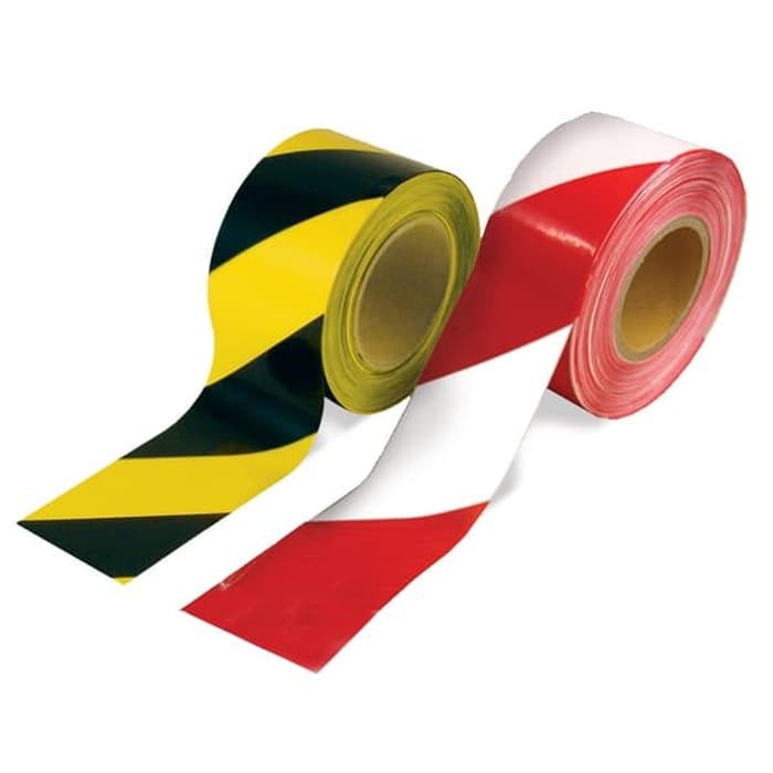 Jual Safety Line Reflective / Barrier Tape / Barricade Tape 5 cm X 10 M ...
