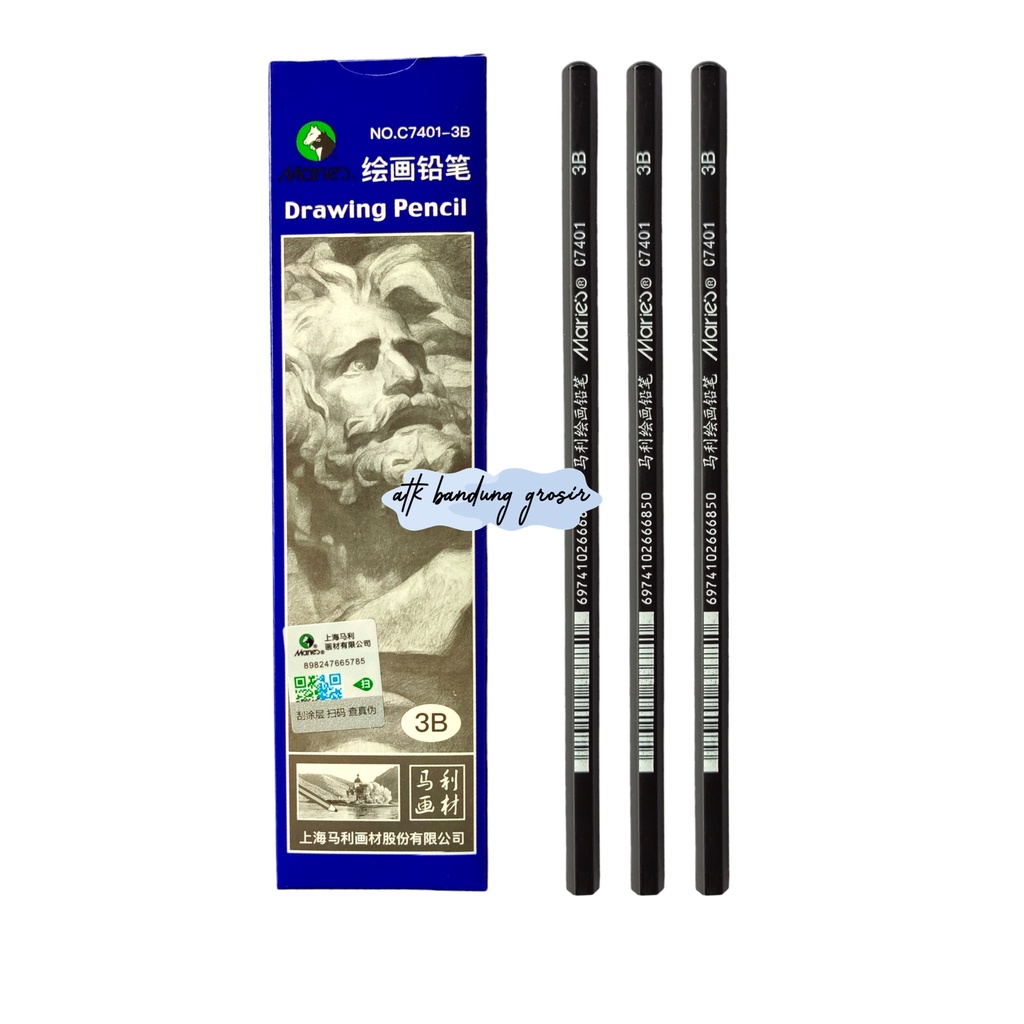 Jual Maries Drawing Pencils C7401 / Pensil Gambar Sketsa Lukis Maries / Pensil Maries – Satuan ...