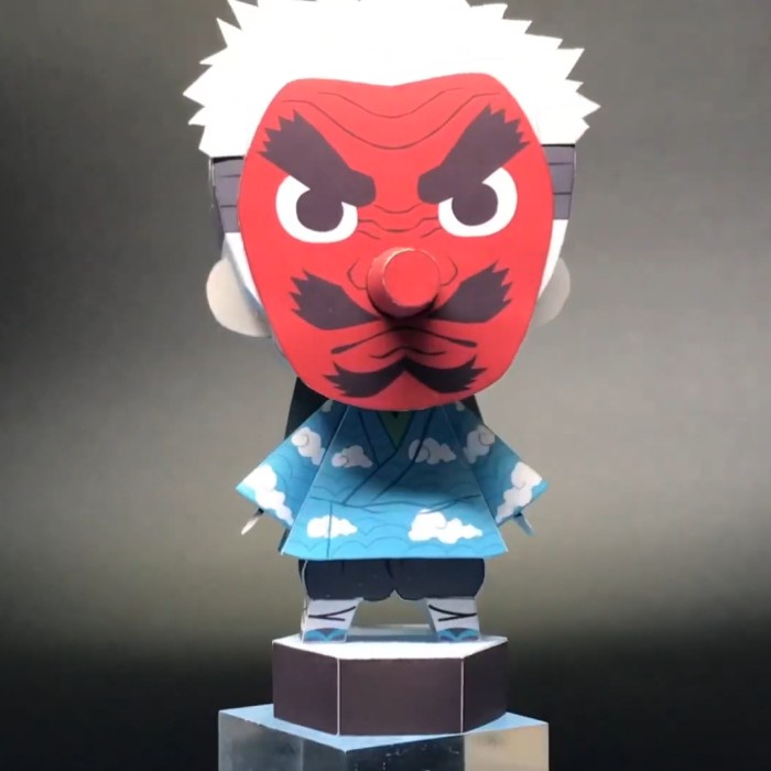 Jual Chibi Uroko daki Sakonji Kimetsu No Yaiba Demon Slayer Papercraft ...