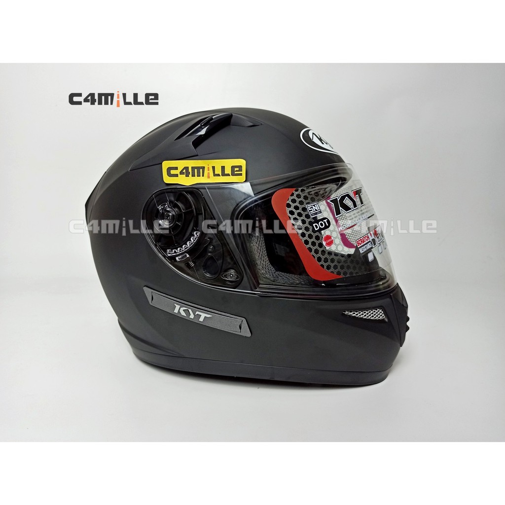 Jual HELM KYT K2 RIDER SOLID BLACK DOP DOUBEL VISOR FULL FACE | Shopee ...