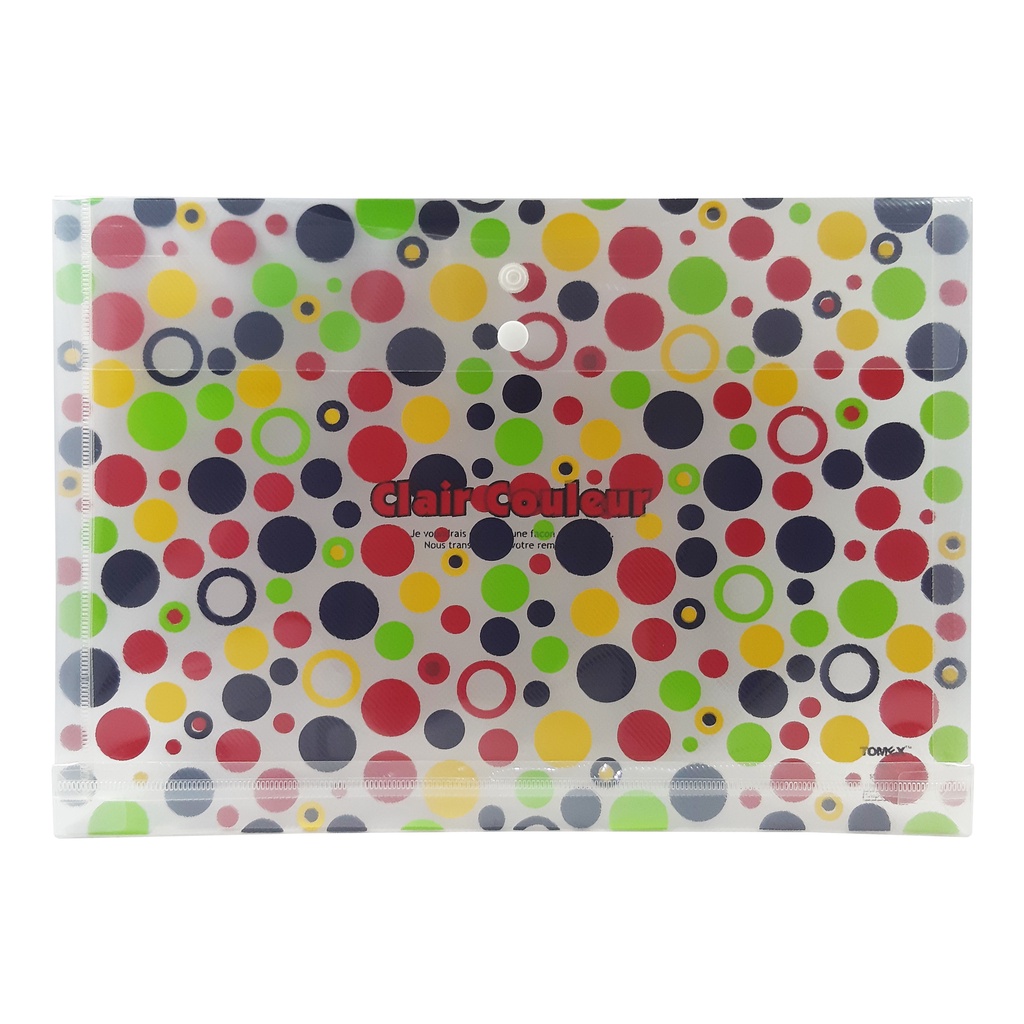 Jual Map Plastik TOMEX F4 Motif Mixed Map Kancing Plastik Punggung Data ...