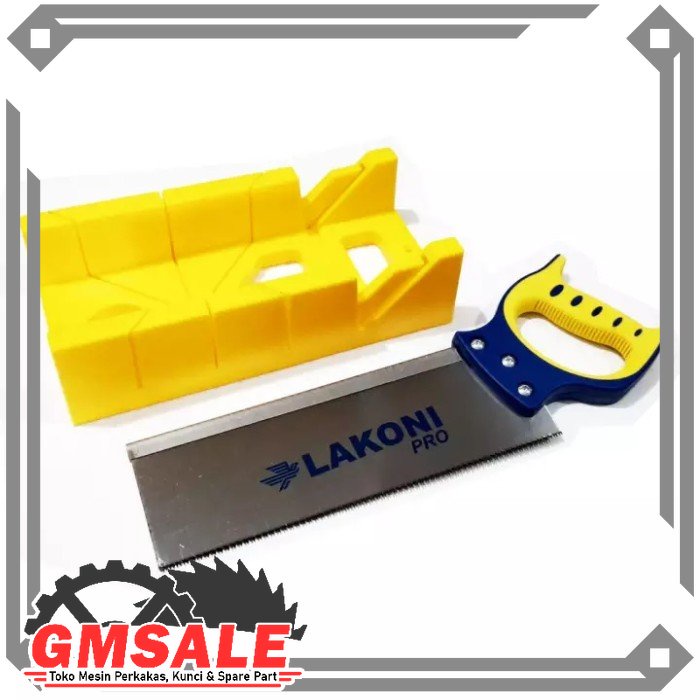 Jual Gergaji Pigura LAKONI 12 inch Miter Saw Manual Back Saw Set ...
