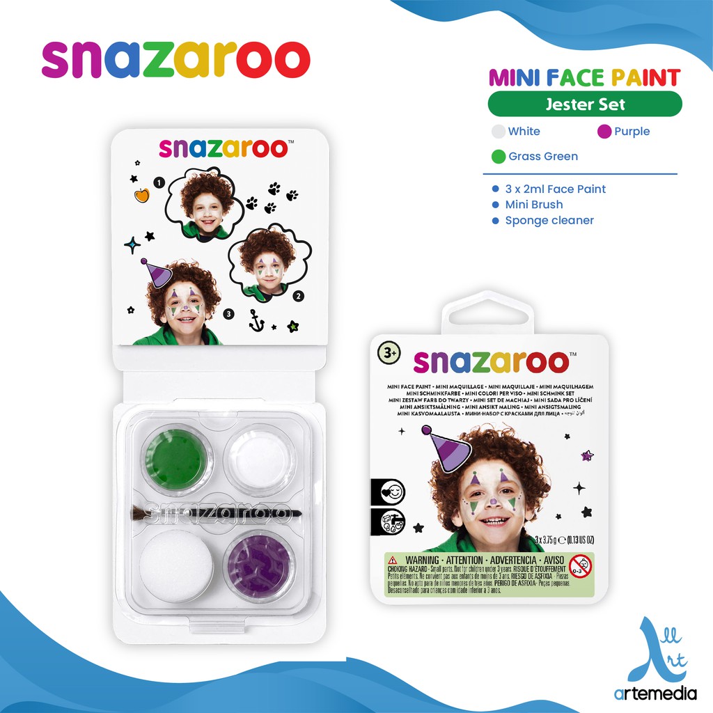 Jual Snazaroo Mini Kit Face Body Paint Color Set | Shopee Indonesia