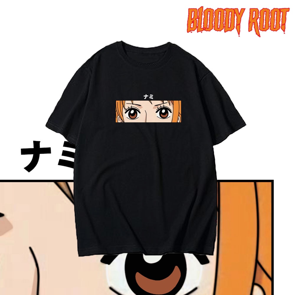 Jual Kaos One Piece Nami / Hitam / Anime One Piece Series / T-shirt ...