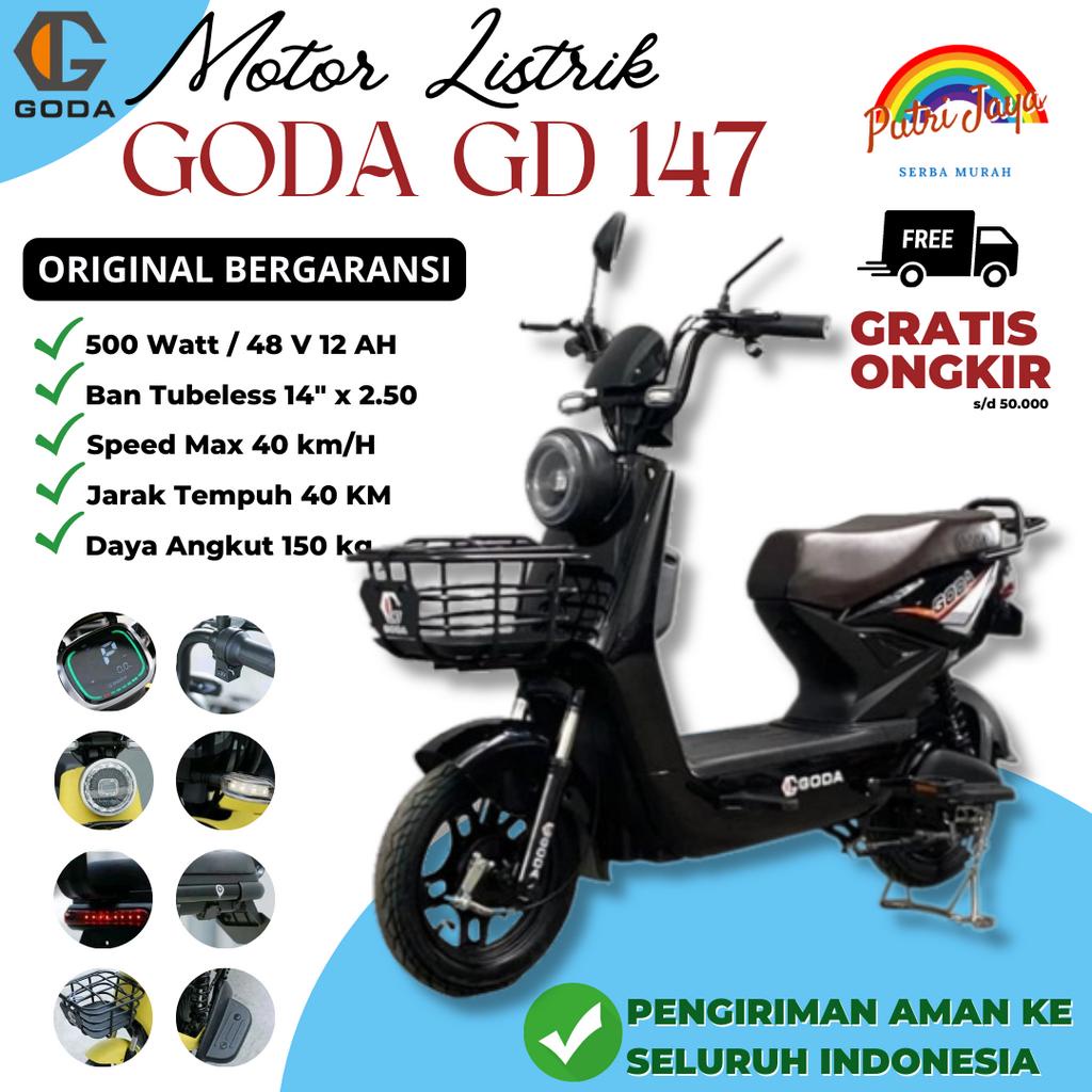 Jual Sepeda Motor Listrik GODA 147 Golden Tiger 500 Watt Bergaransi ...
