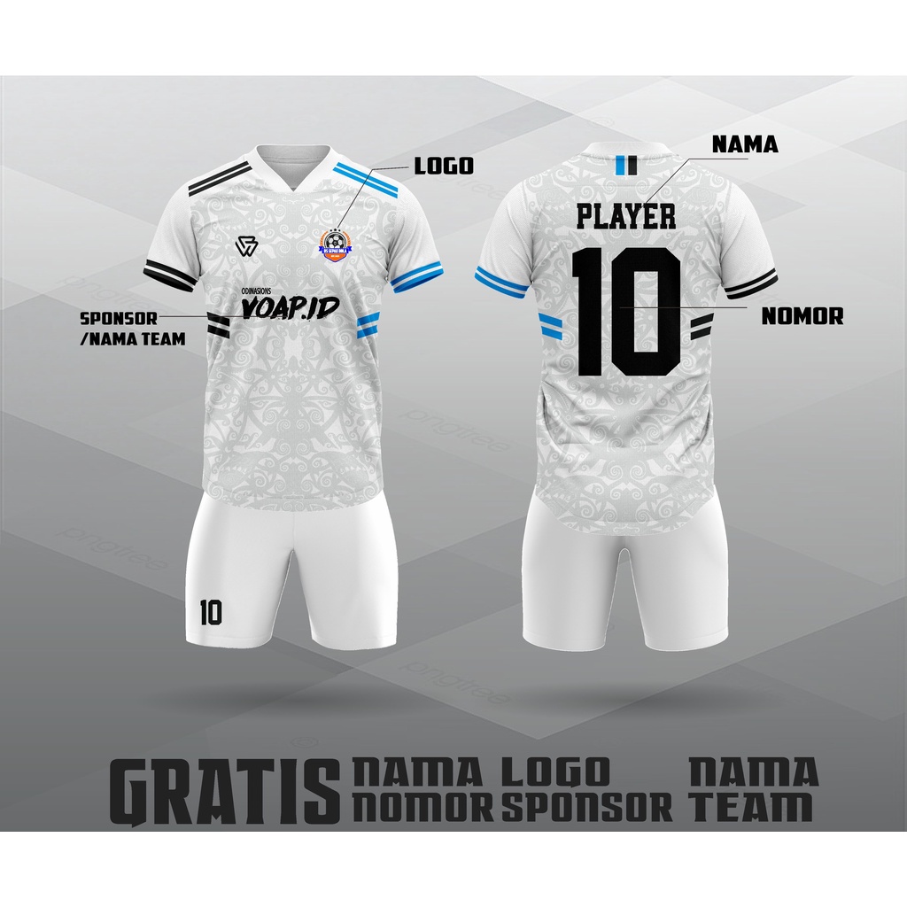 Jual JERSEY FUTSAL / BAJU BOLA MURAH FULL PRINTING BEBAS CUSTOM DESIGN ...