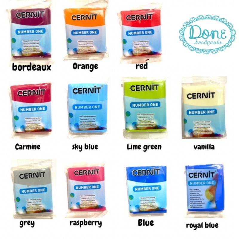 Jual cernit soft polymer clay modelling clay bahan kerajinan tangan ...