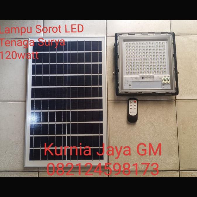 Jual Lampu Sorot LED Tenaga Surya 120watt / Sorot LED Solar Cell SMD ...