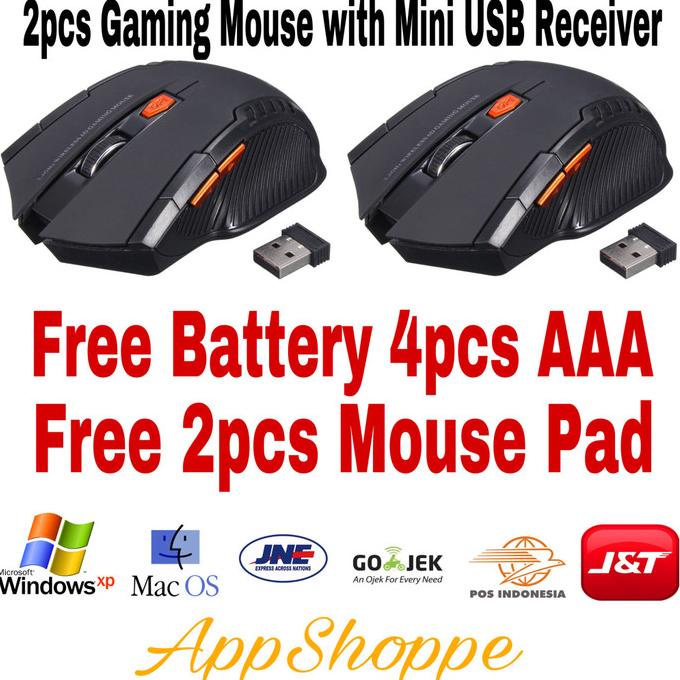 Jual Mouse Wireless Gaming Mirip Fantech Raigor 2 Mousepad And 4 ...
