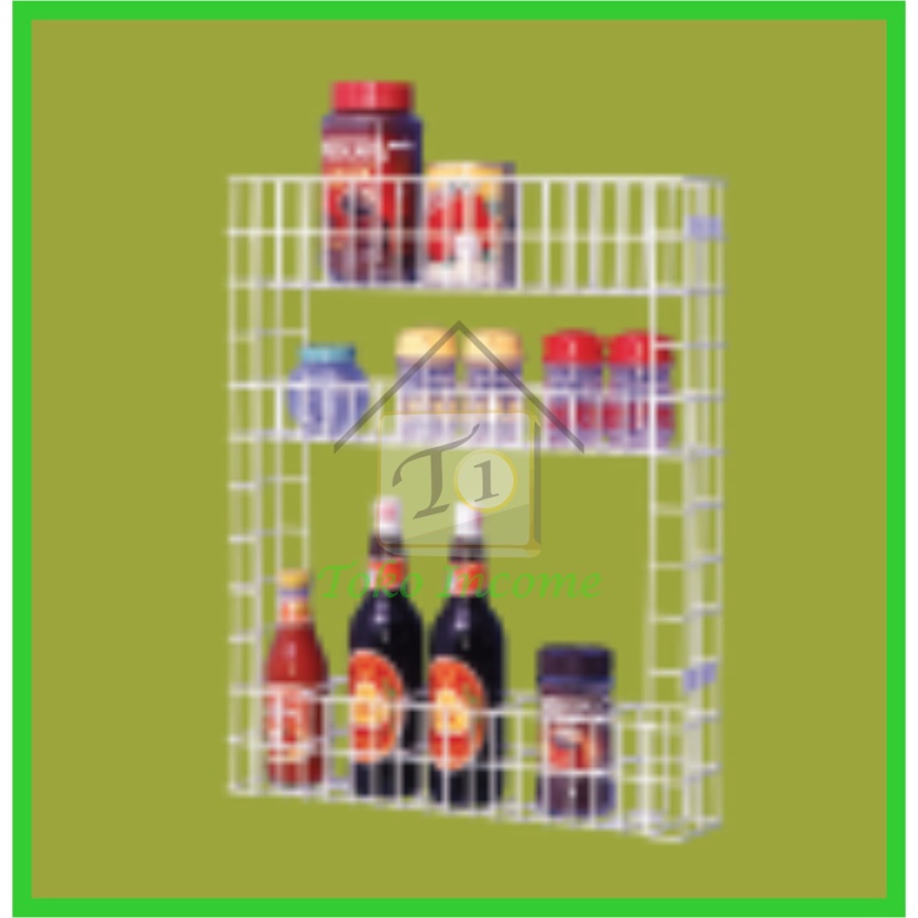 Jual Rak Modelline B15E Botol Ramping / Gantung Dapur Bumbu Saos Gelas ...