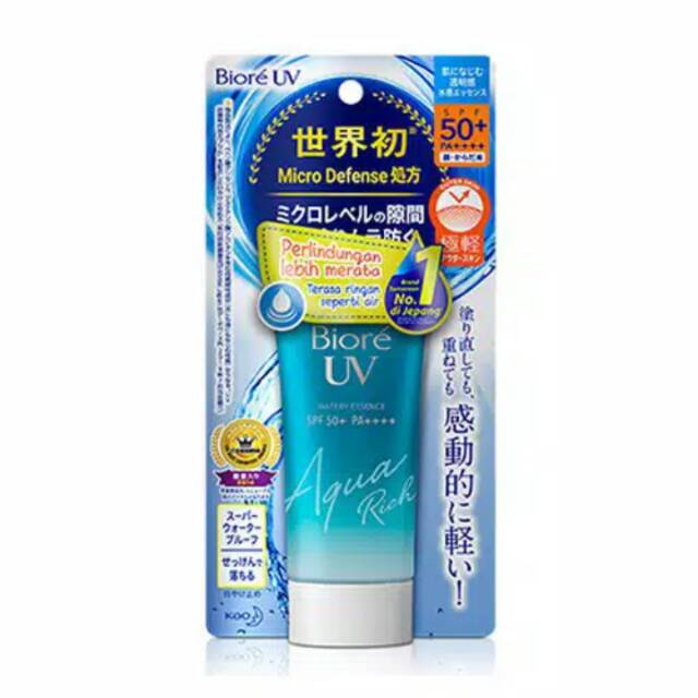 Jual BIORE UV AQUA RICH WATERY ESSENCE SPF 50+/PA+++ 50 GR | Shopee Indonesia