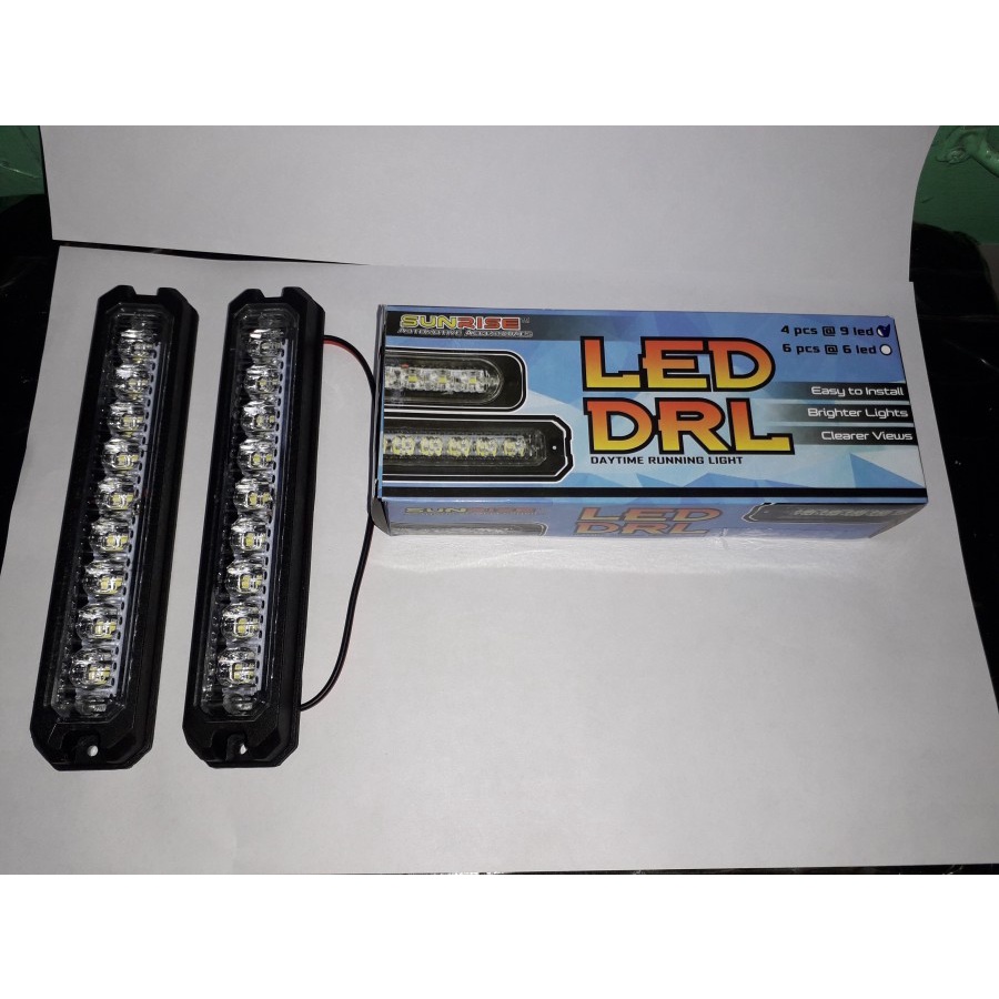 Jual Lampu DRL 9 LED dan DRL 6 LED | Shopee Indonesia