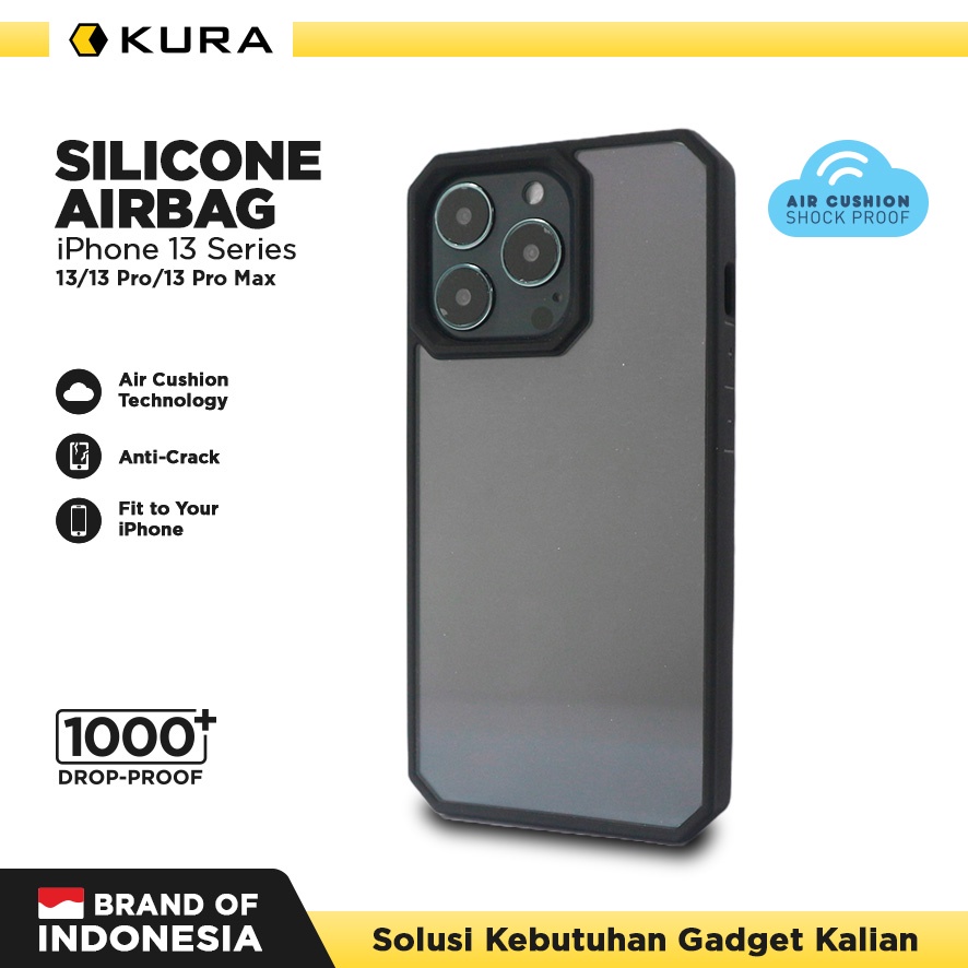 Jual KURA Case Silicone Airbag - iPhone 13 Series | Shopee Indonesia